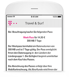 Roaming: Travel & Surf | Telekom